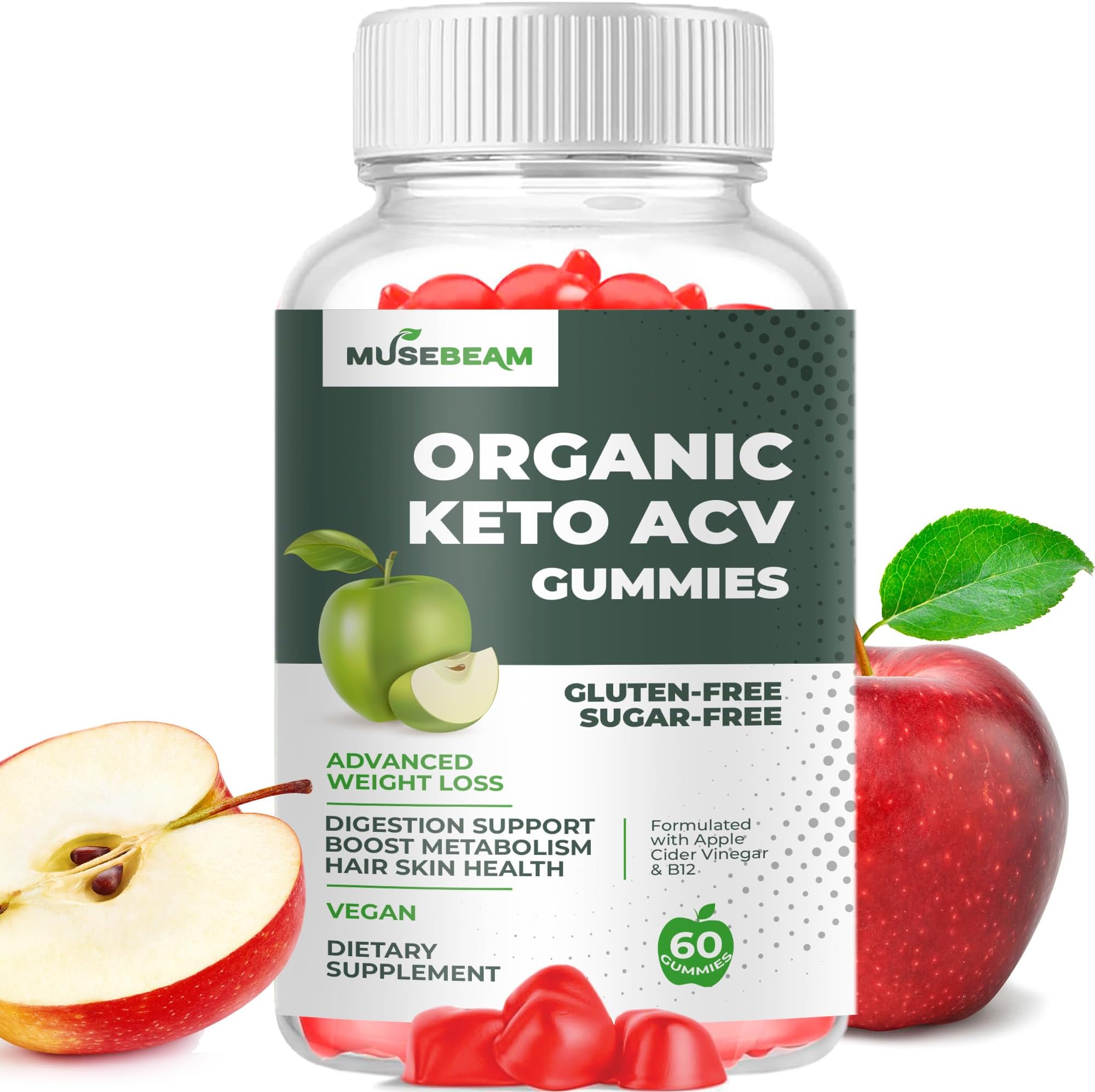 Amazon.com: Organic Keto ACV Gummies Advanced Weight Loss - Gluten ...