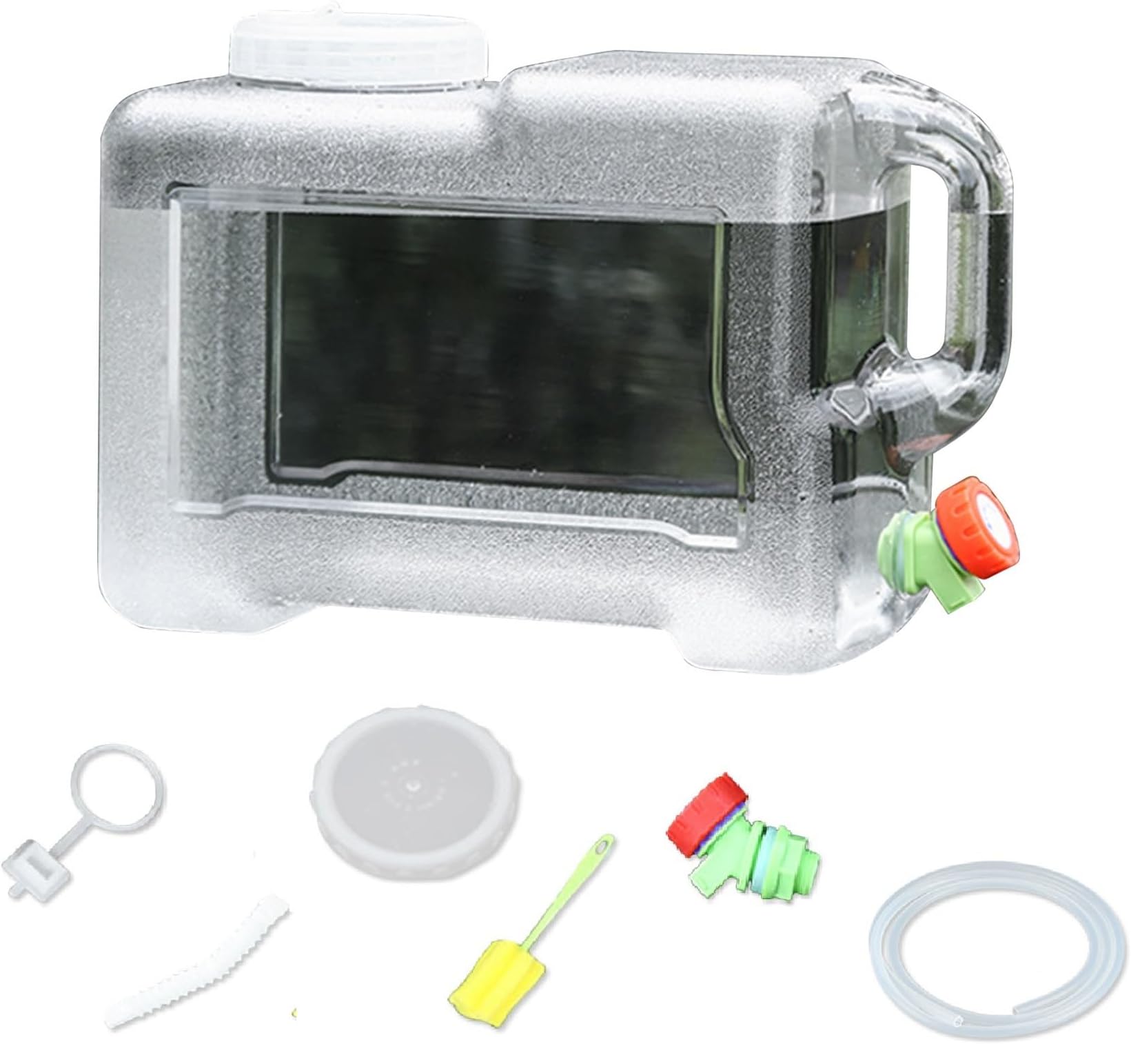 Amazon.com : 3.2 Gallon White Portable Water Storage with Spigot,BPA ...