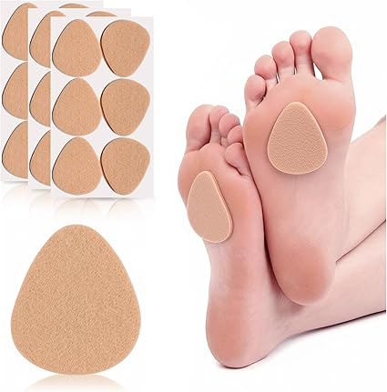 Amazon.com: 18 Pcs Metatarsal Felt Pads for Men & Women – 1/4 Inch ...