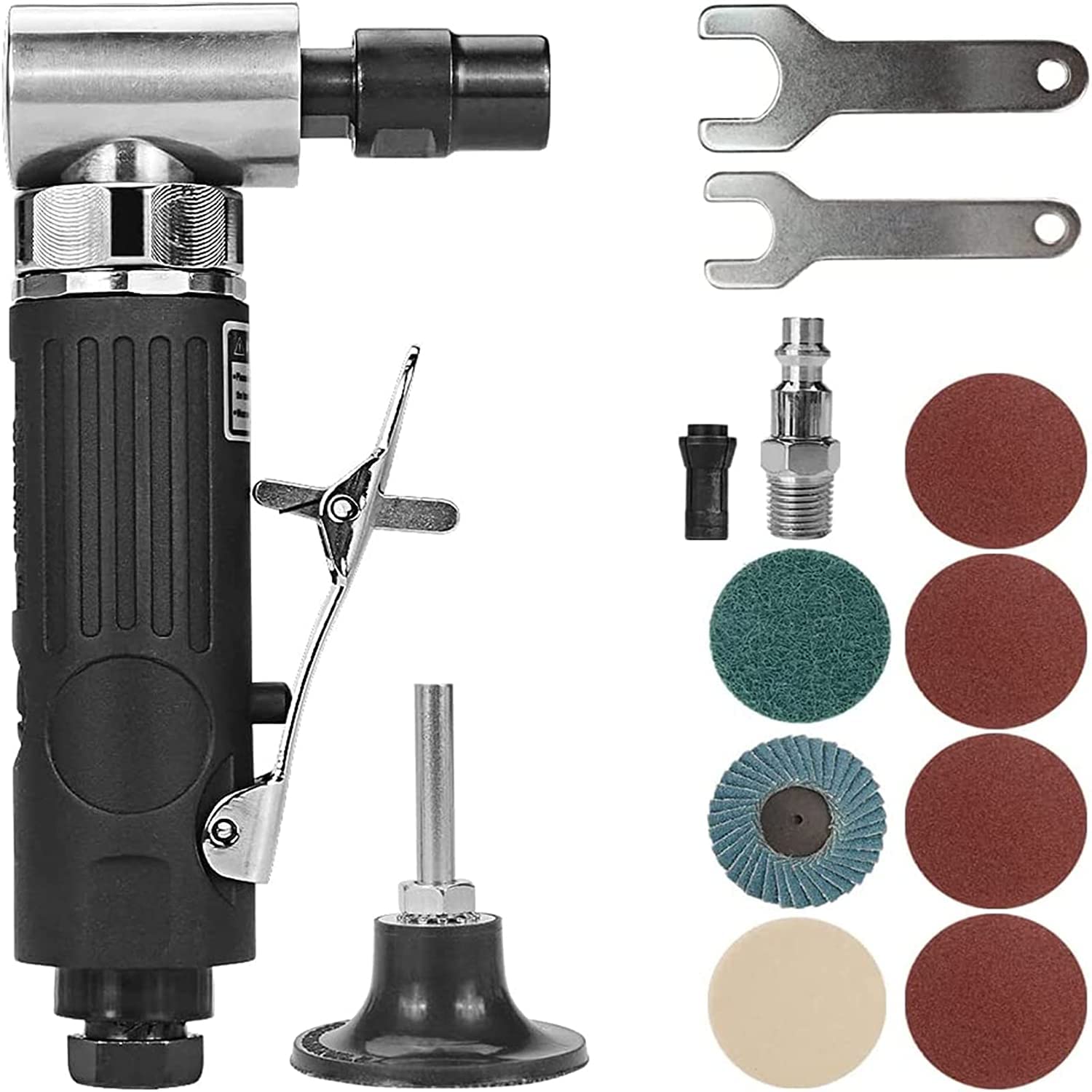 Amazon.com: 1/4" Right Angle Air Die Grinder - 90 Degree, Pneumatic ...