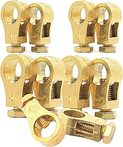 Amazon.com: 2025 Pure Copper Battery Terminal, Upgrade Pure Copper ...