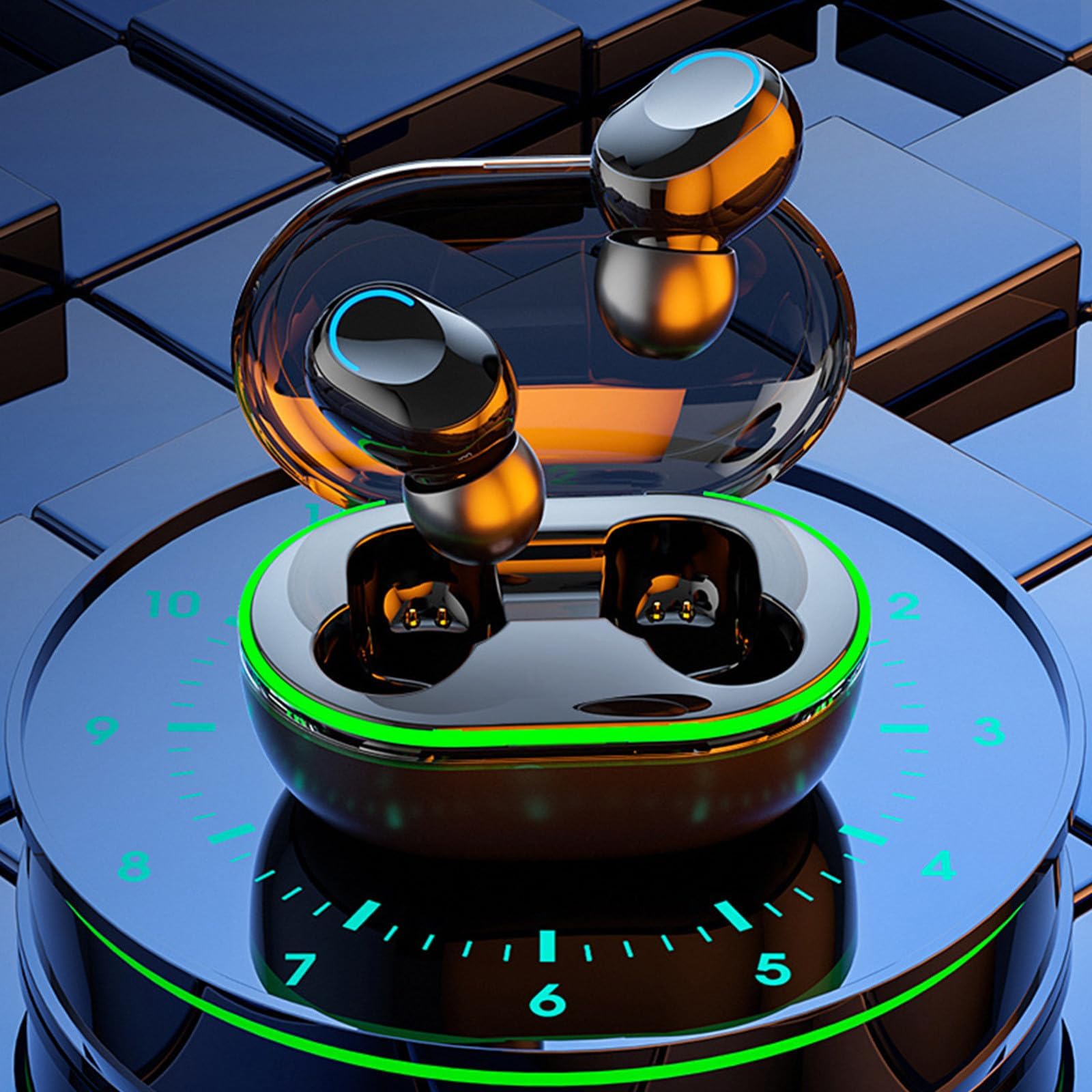 Amazon.com: Generic Wireless Earbuds Bluetooth 5.3 in Ear Headphones ...