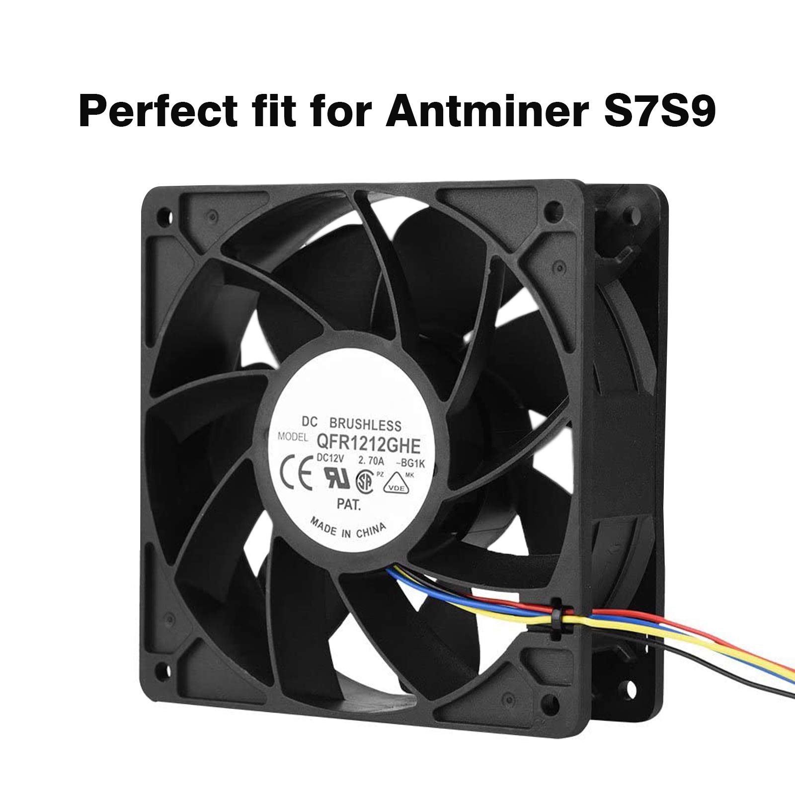 Zoravson 12038 120mm x 38mm Case Fan 12V 6000RPM Original Cooling Fan ...