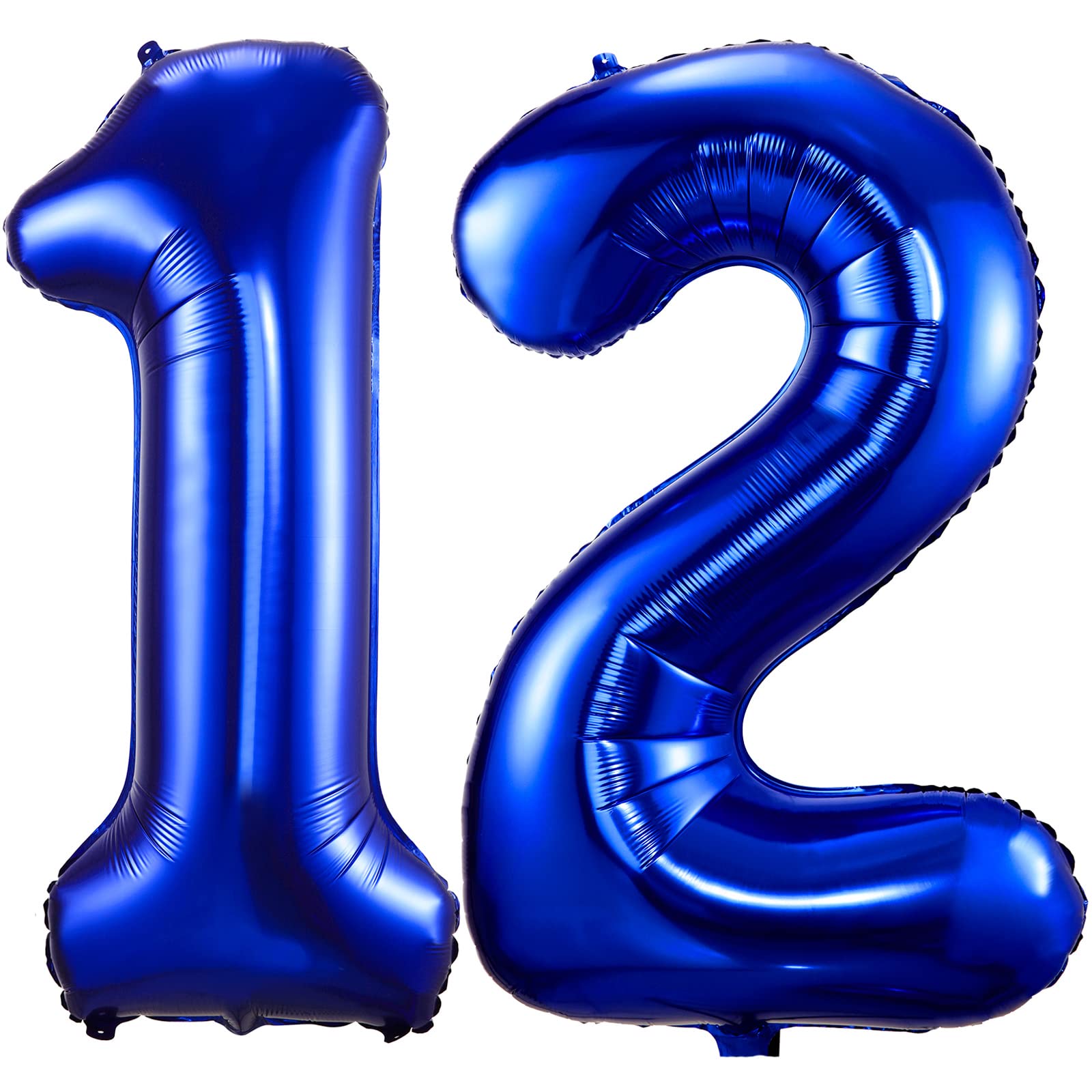 Amazon.com: Navy Blue 12 Balloon Numbers,40 Inch Dark Blue 12 or 21 ...