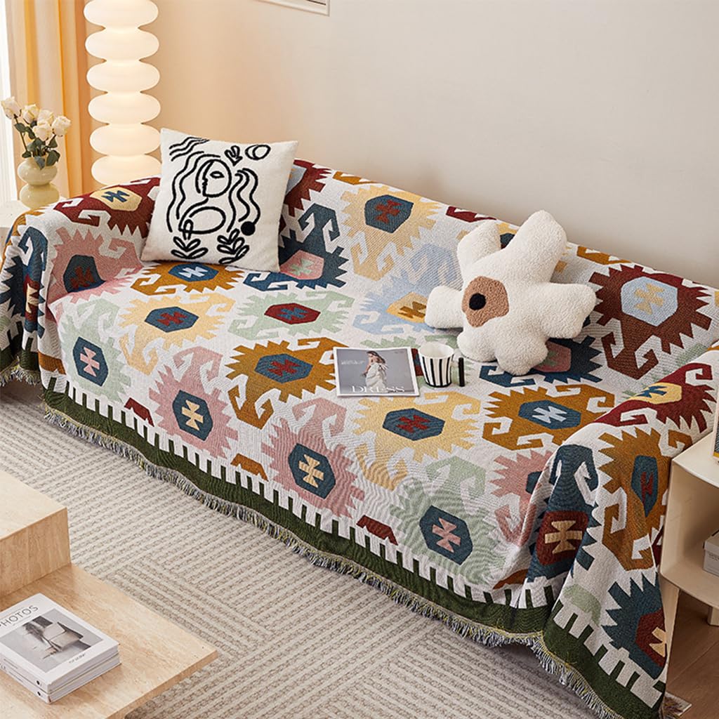 HASTHIP® Reversible Sofa Cover, Sofa Cover Mat Sofa Couch Cover Throws ...