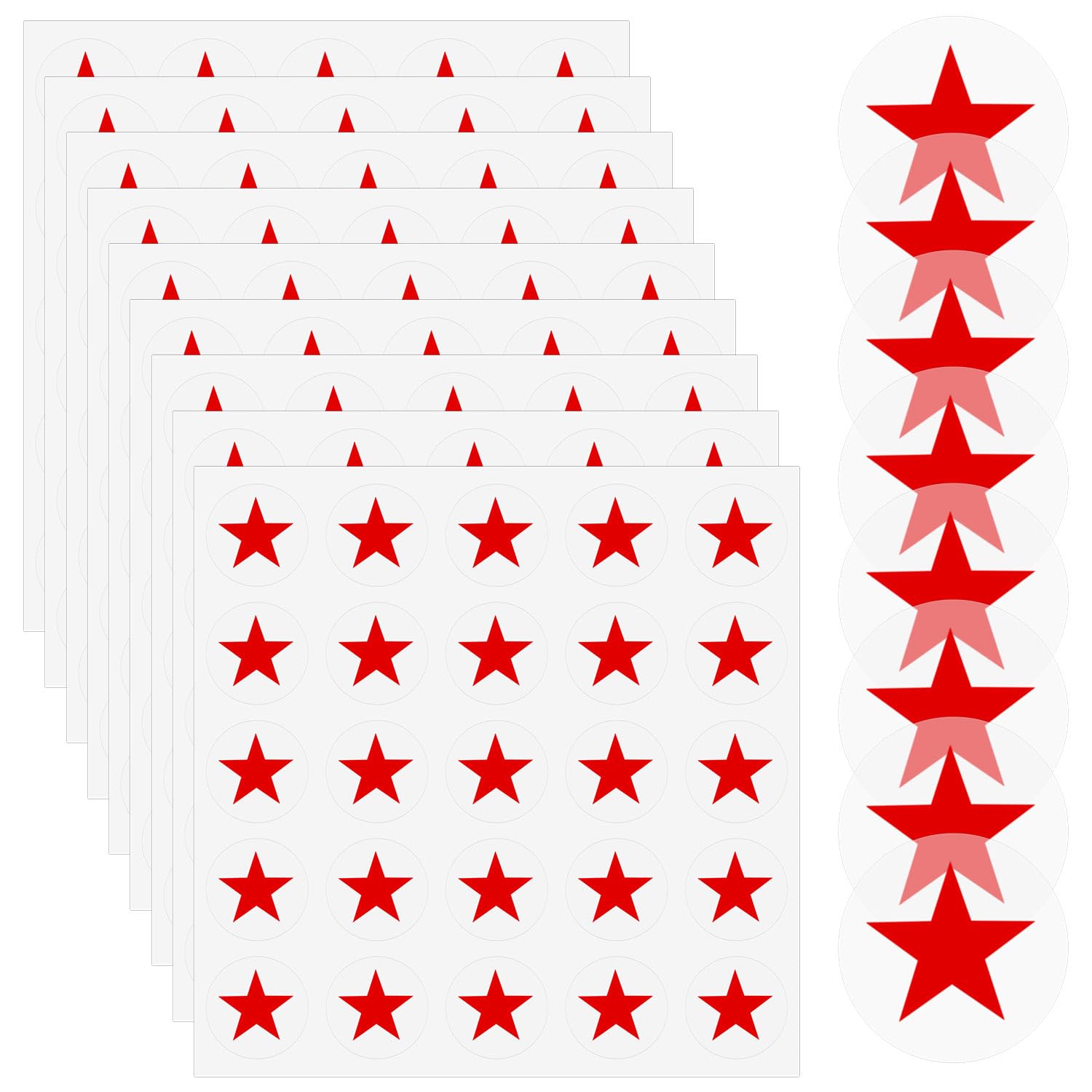 Amazon.com: 8 Sheets 200pcs Football Helmet Stickers, Red Star Helmet ...