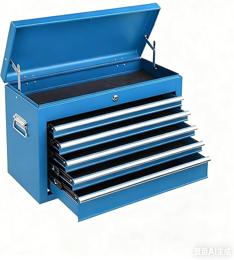 Amazon.com: WZONICE98 5-Drawer Blue Tool Chest with Lock, 330 lbs ...