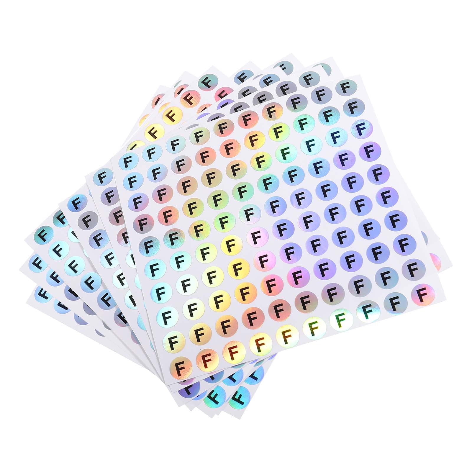 Amazon.com : MECCANIXITY Laser Capital Letter Stickers, 3/8" Alphabet F ...