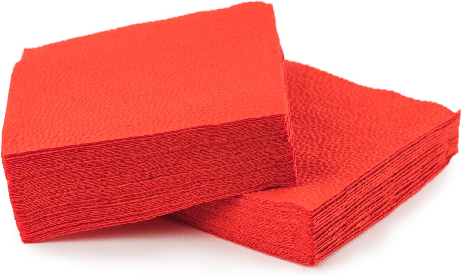 Red 33cm 2ply Napkins - Pack of 100 : Amazon.co.uk: Grocery