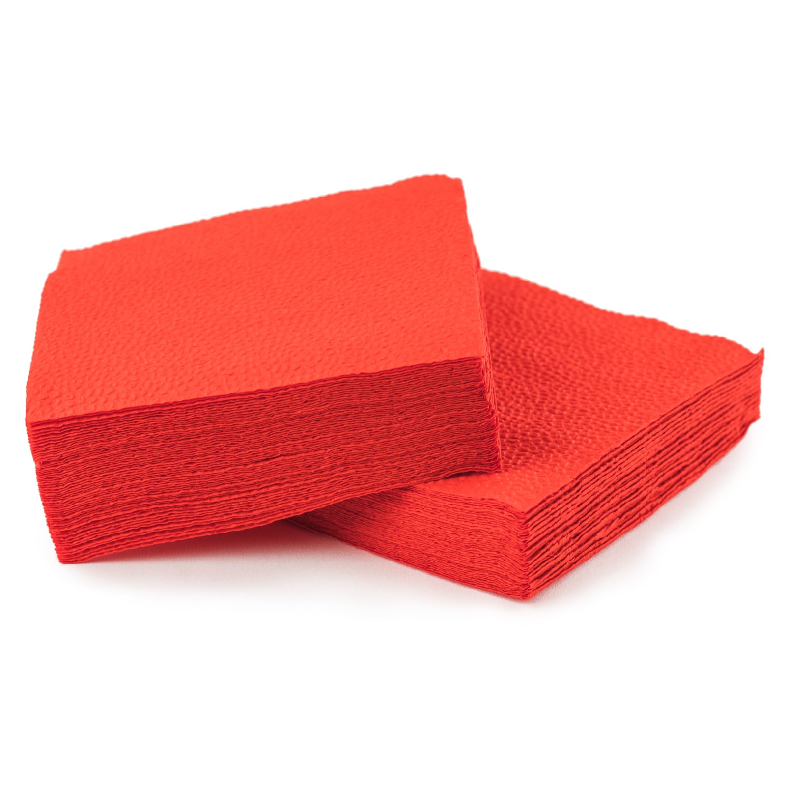 Red Napkins 100-4-Fold 2-ply 33 x 33cm Luncheon Napkins for Parties and ...
