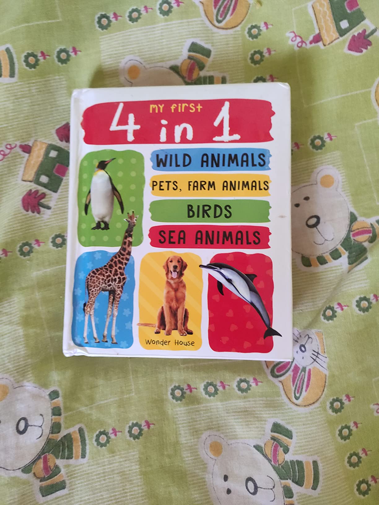 My First 4 in 1: Wild Animals, Pet & Farm Animals, Birds, Sea Animals ...