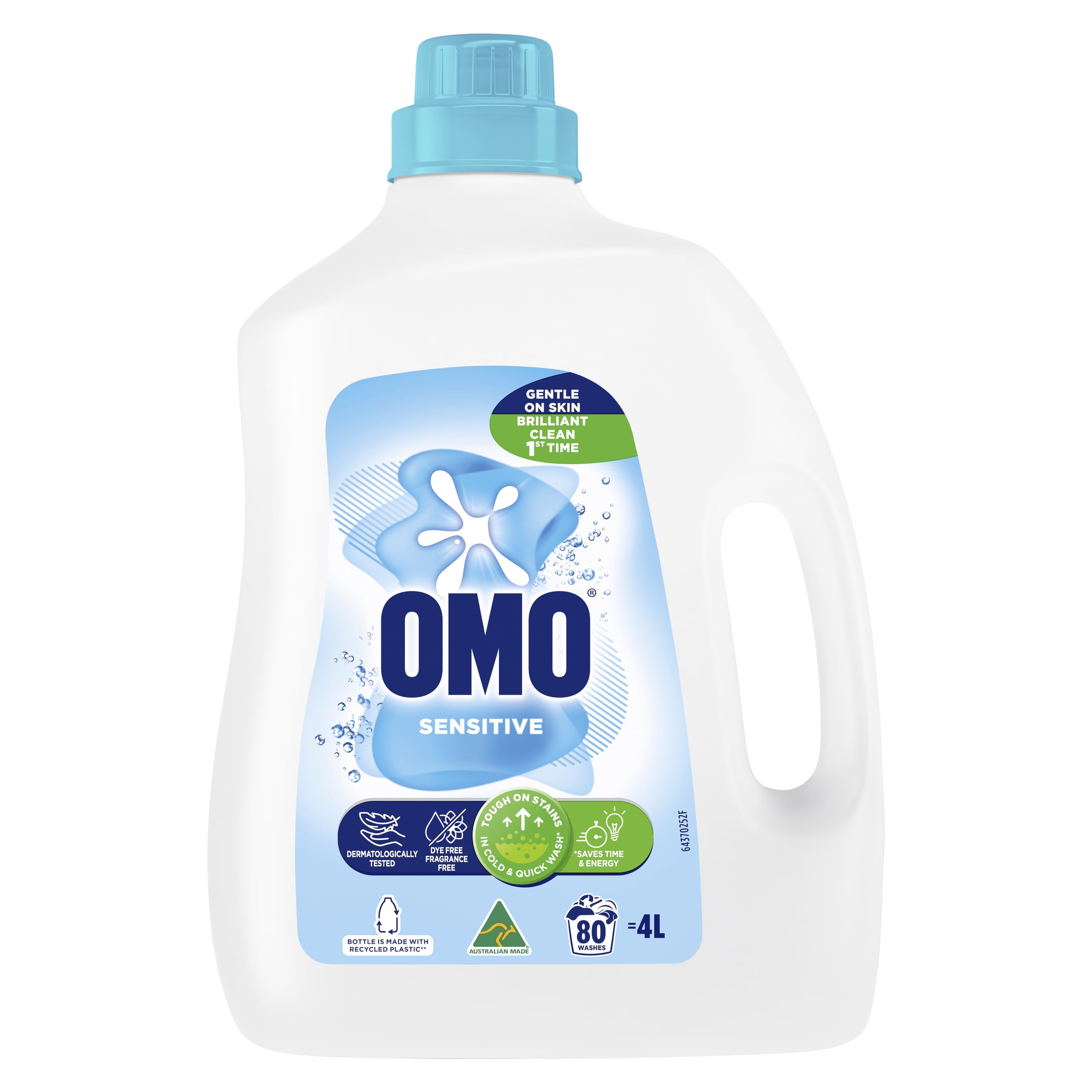OMO Sensitive Front & Top Loader Laundry Liquid 4 L : Amazon.com.au ...
