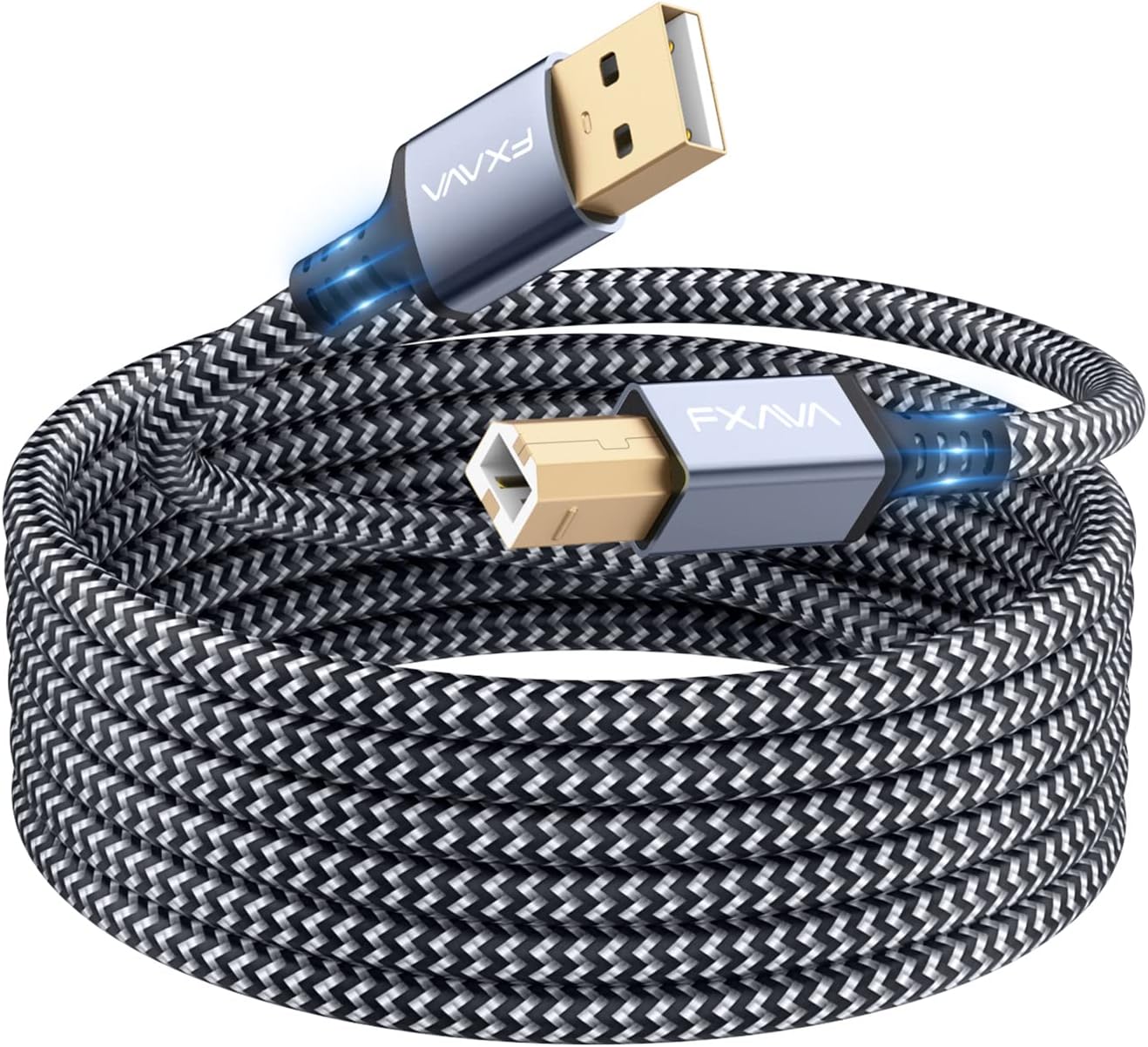 Amazon.com: Printer Cable 25 FT - USB A to USB B Printer Cable ...