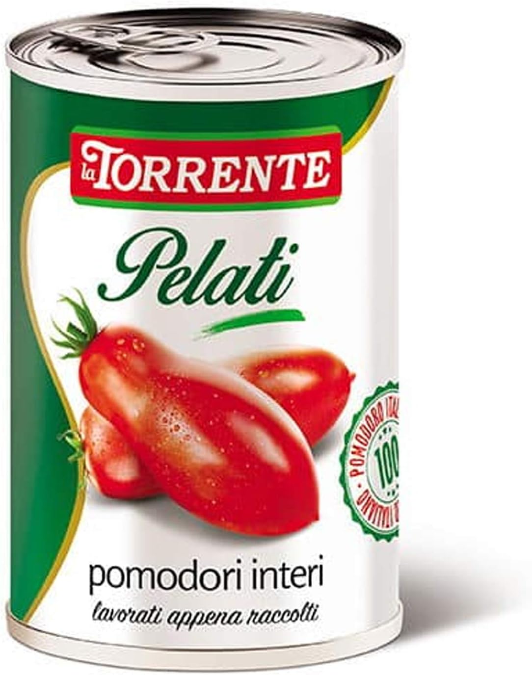 24 x POMODORI PELATI LA TORRENTE 400 GR BARATTOLO LATTINA SUCCO ...