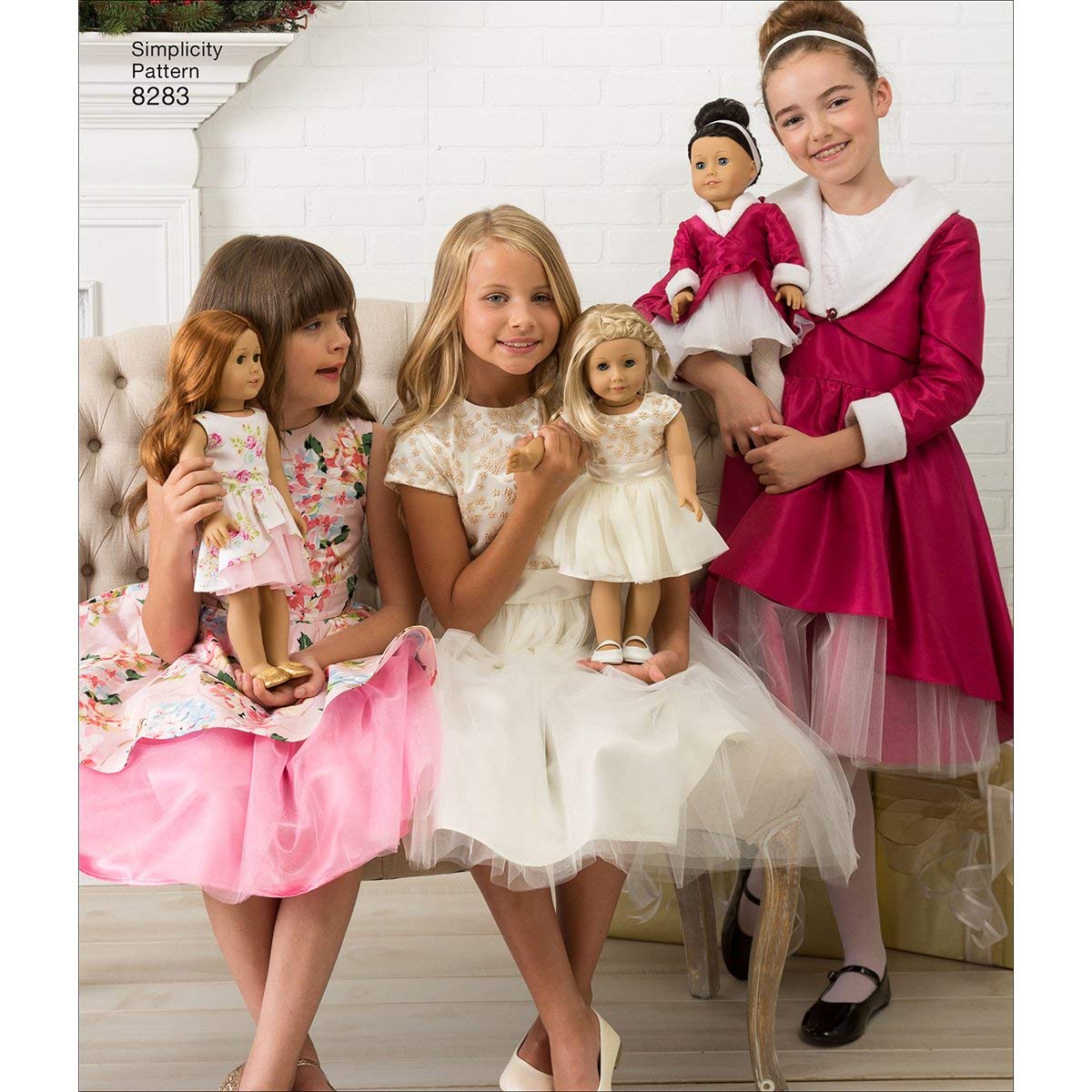 Amazon.com: Simplicity 8283 Girl's Formal Dresses Sewing Patterns ...