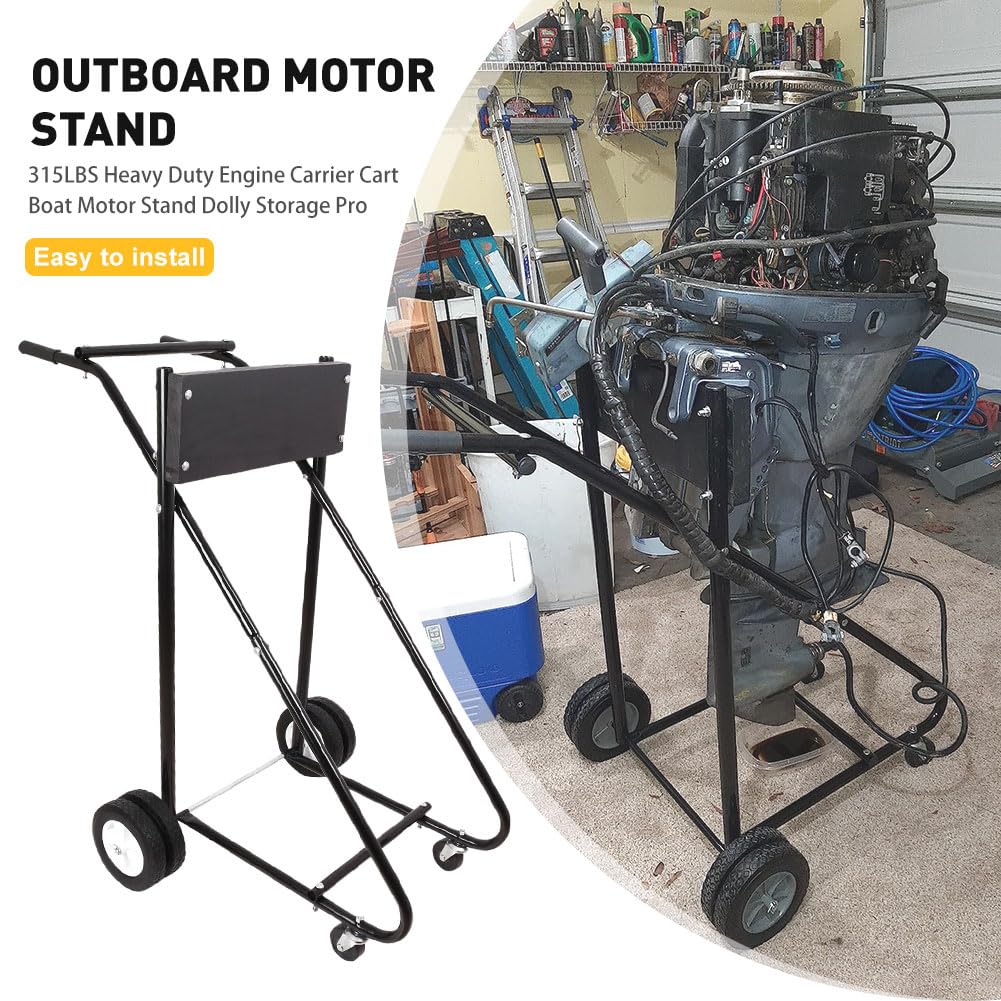 Snapklik.com : Outboard Boat Motor Stand, Carrier Cart Boat Motor Stand ...