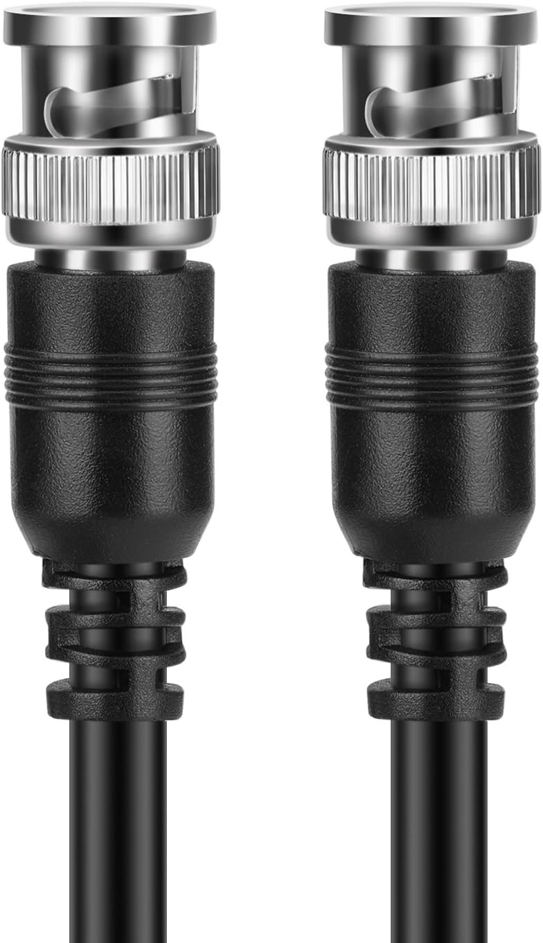 TNP BNC RG-59/U Cable – BNC Male To Male Extension Connector Adapter RF Professional RG-59/U ...