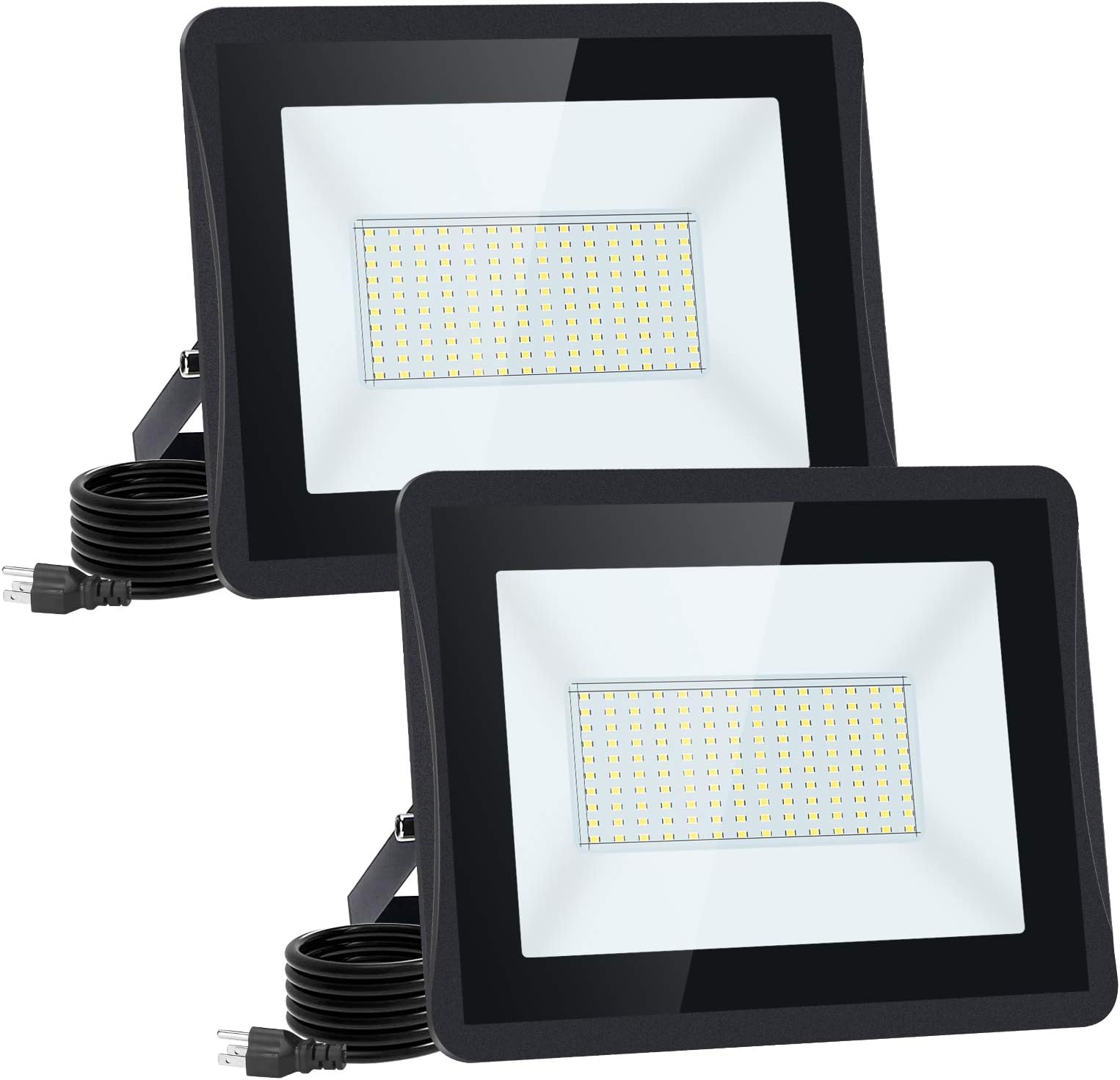 Onfochmy 600W LED Stadium Flood Lights Outdoor(4500W Equivalent ...