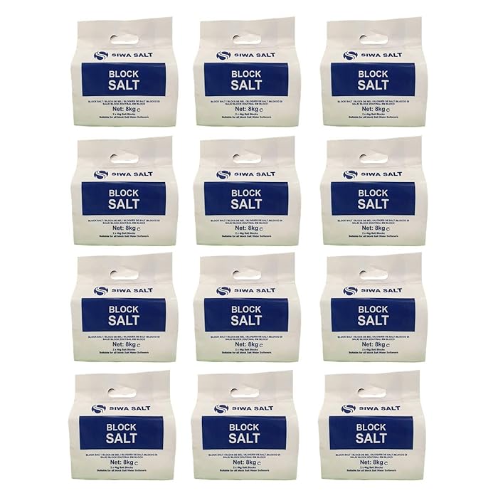 Buy Block Salt Water Softener 2 x 4kg Packs | Compatible With Twintec ...