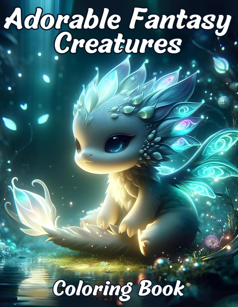 Amazon.com: Adorable Fantasy Creatures Coloring Book: A Stress ...