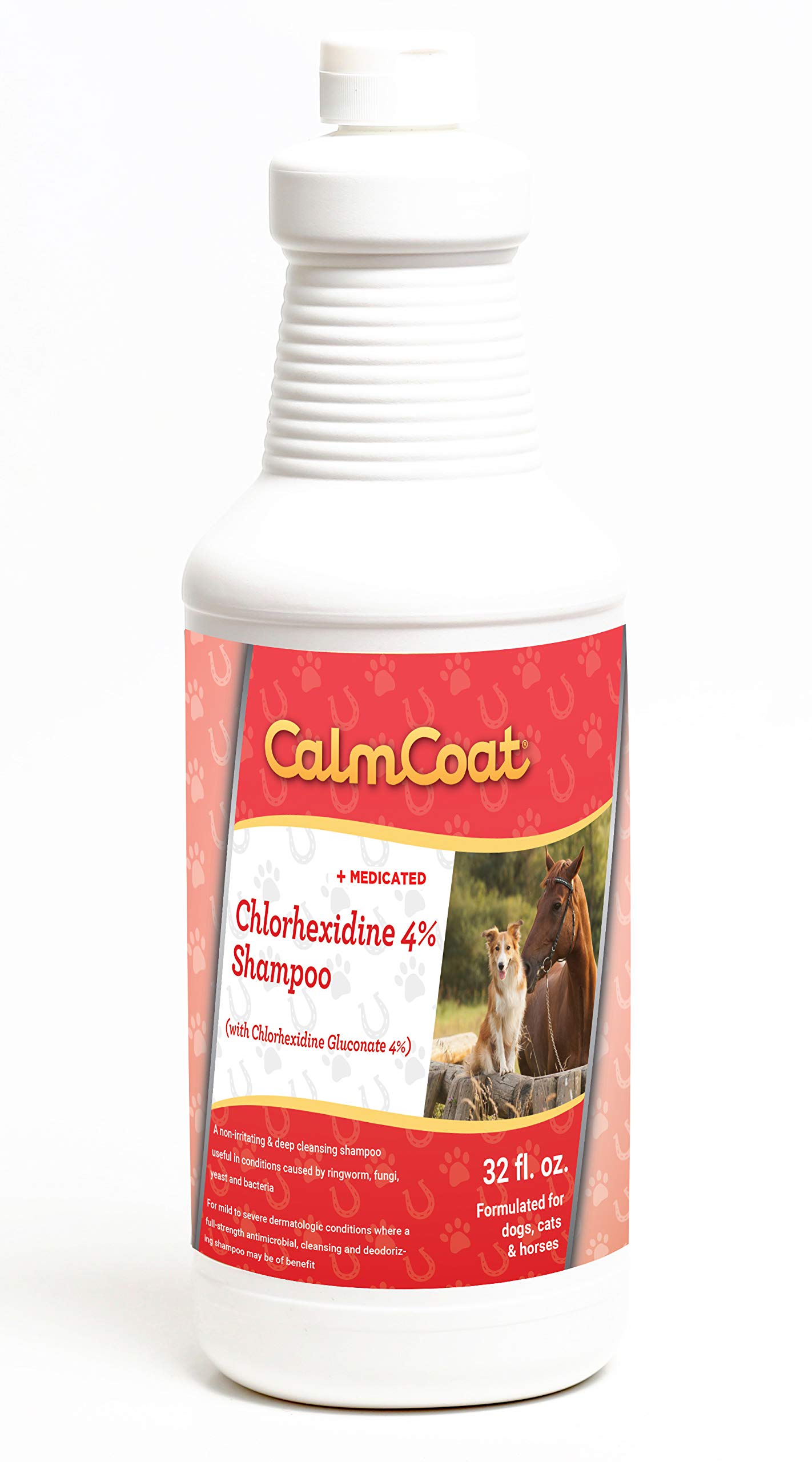 Calm Coat Chlorhexidine Medicated Shampoo For Horses Dogs And Cats ...