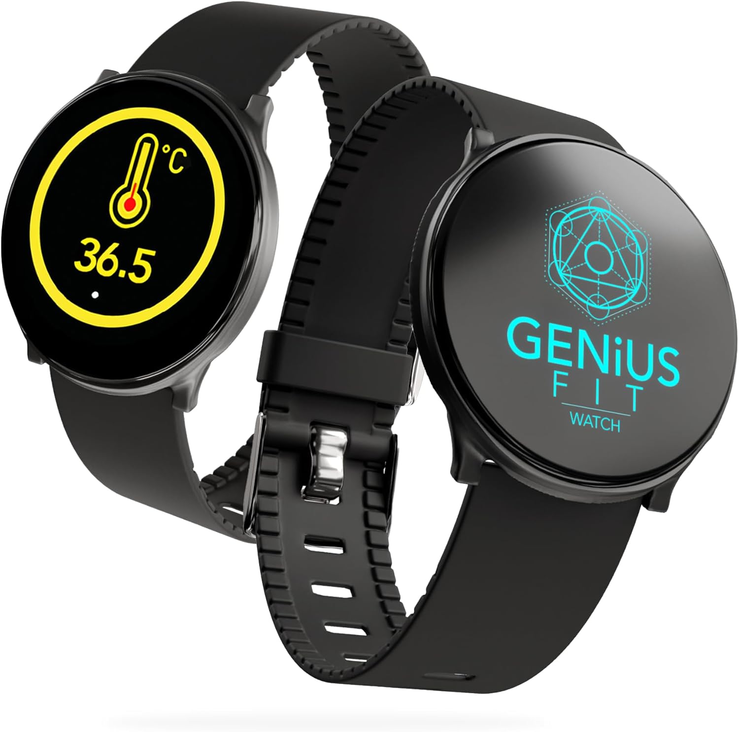 Amazon.com: Genius Fit Watch, 2 Pack FitnessTracker, 3year Subscription ...