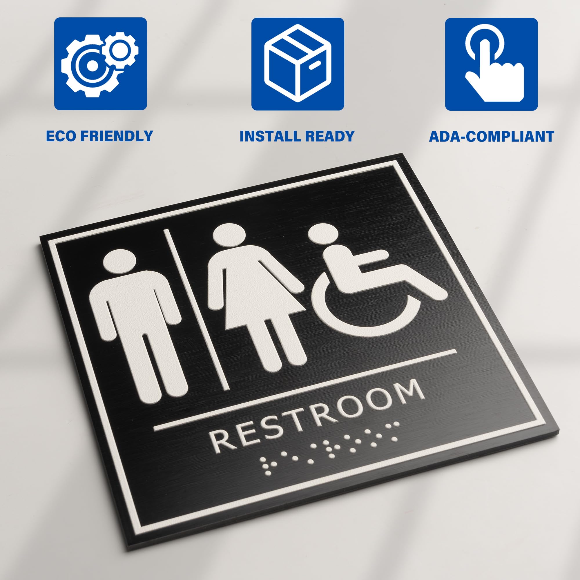 Snapklik.com : ADA Restroom Sign For Business