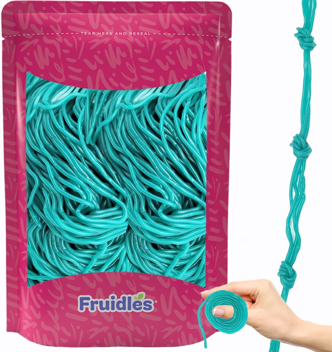 Amazon.com: Fruidles Blue Raspberry Licorice Laces, Licorice Rope ...