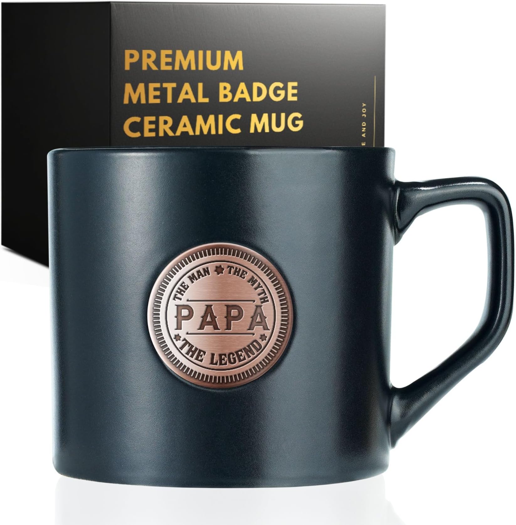 Amazon.com | Papa Best Job Ever Porcelain Burgundy Coffee Tea Mug Cup ...