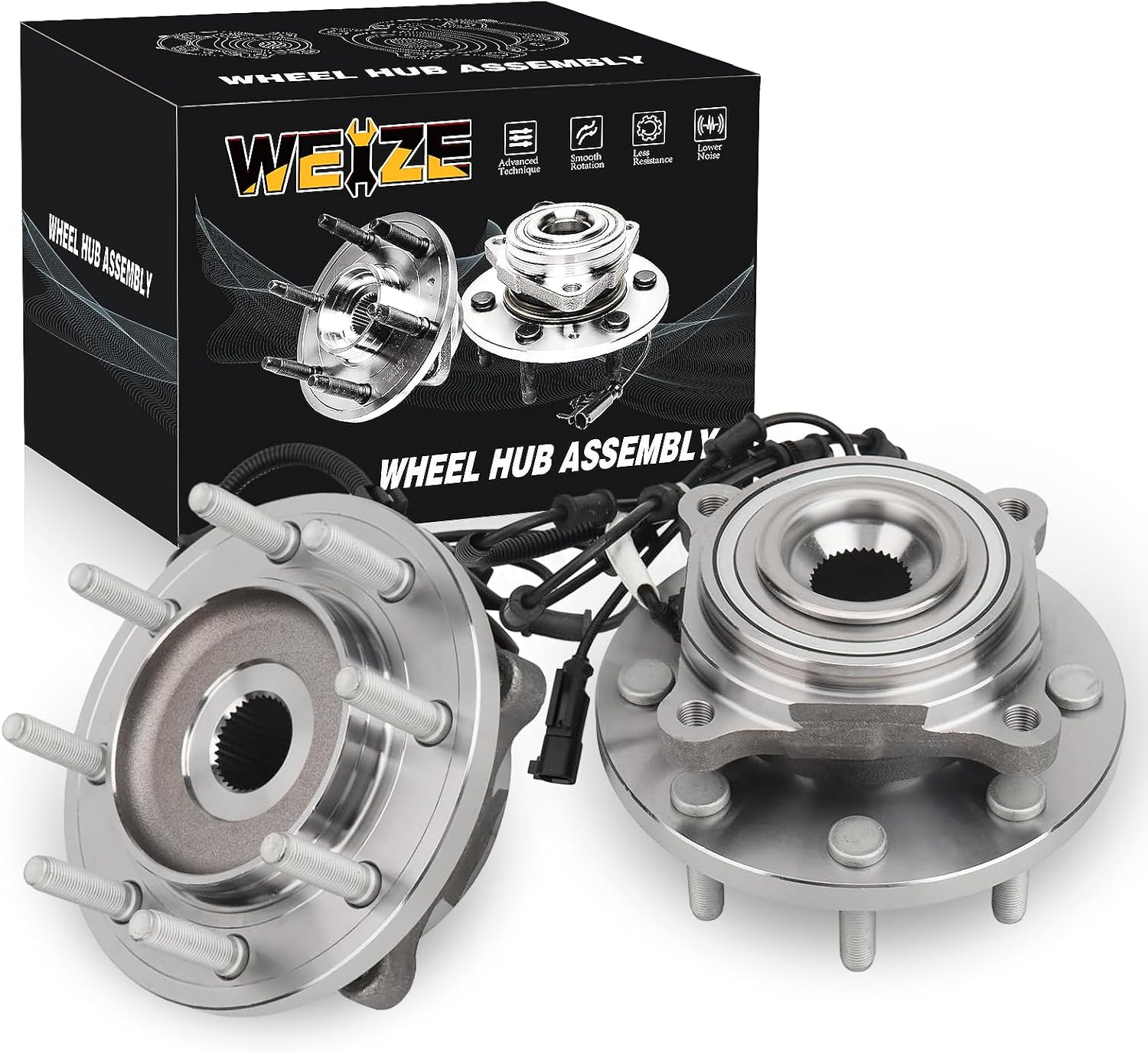 Amazon.com: WEIZE Front Wheel Bearing Hubs, 515162, Fit for Ram 2500 ...