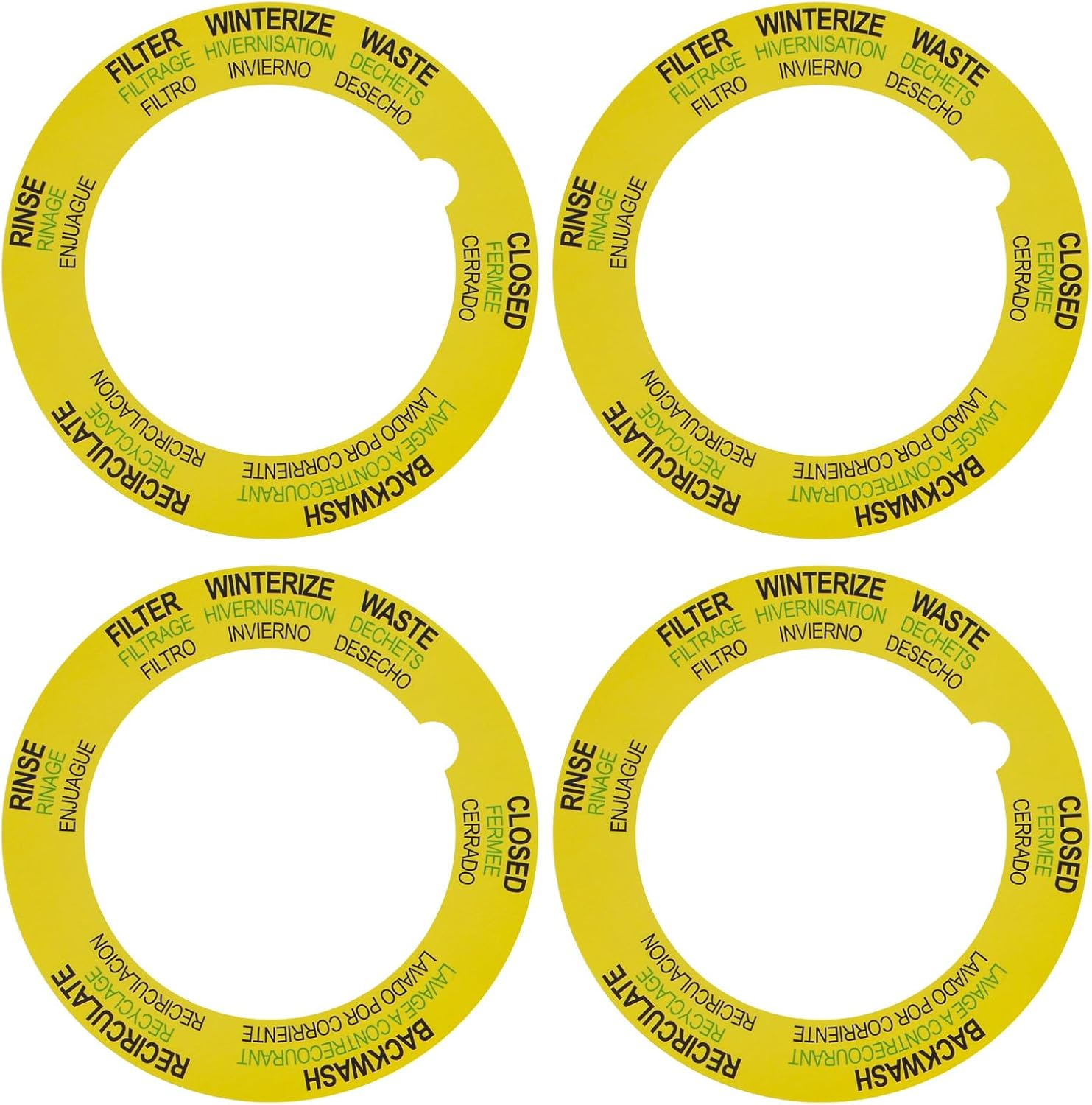 Amazon.com: BOOCII 272599 Pool Sand Filter Valve Label Compatible with ...