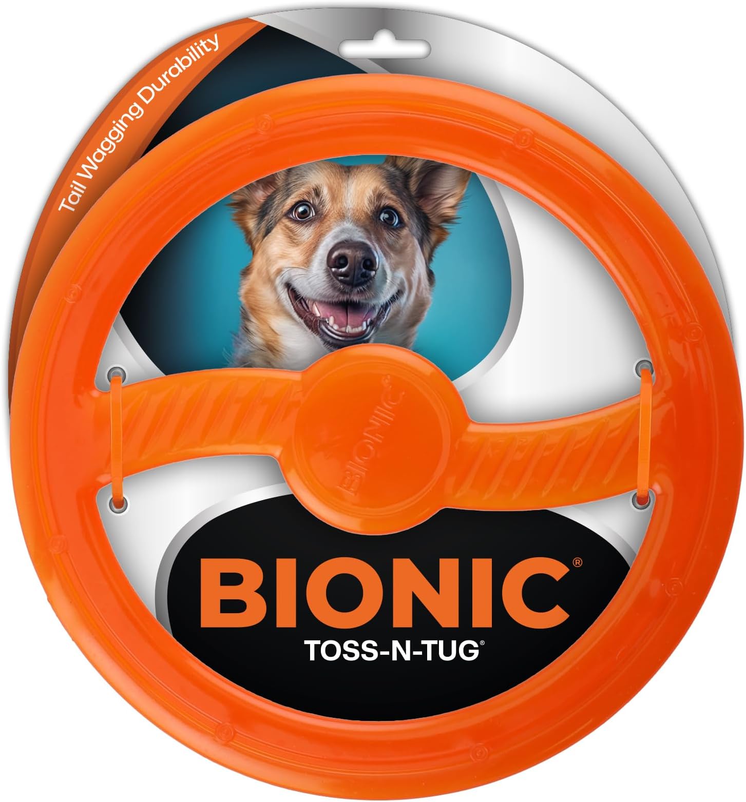 BIONIC Toss-N-Tug Ring Dog Toy, 22.7 cm (9 in) : Amazon.ca: Pet Supplies
