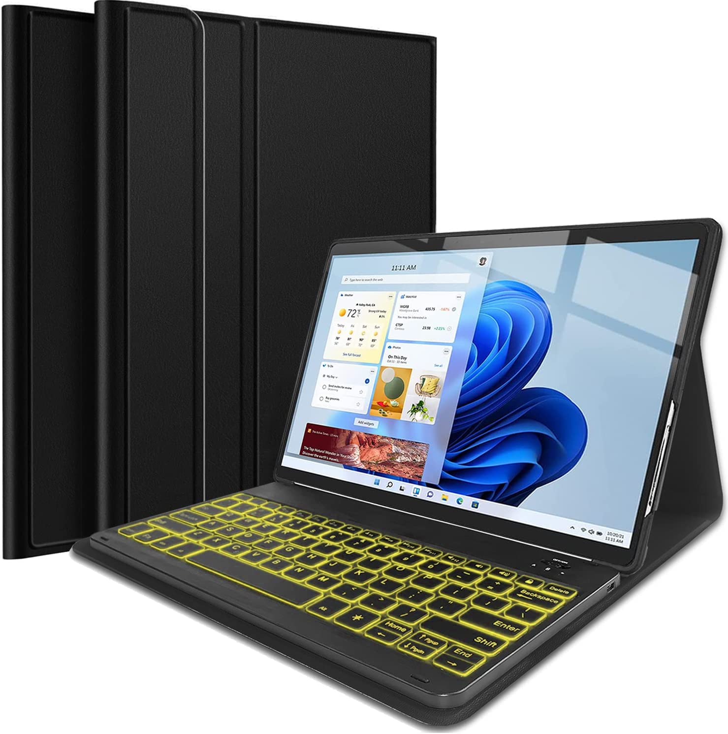 Amazon.com: Wineecy Microsoft Surface Pro 8-13 Inch Backlit Keyboard ...