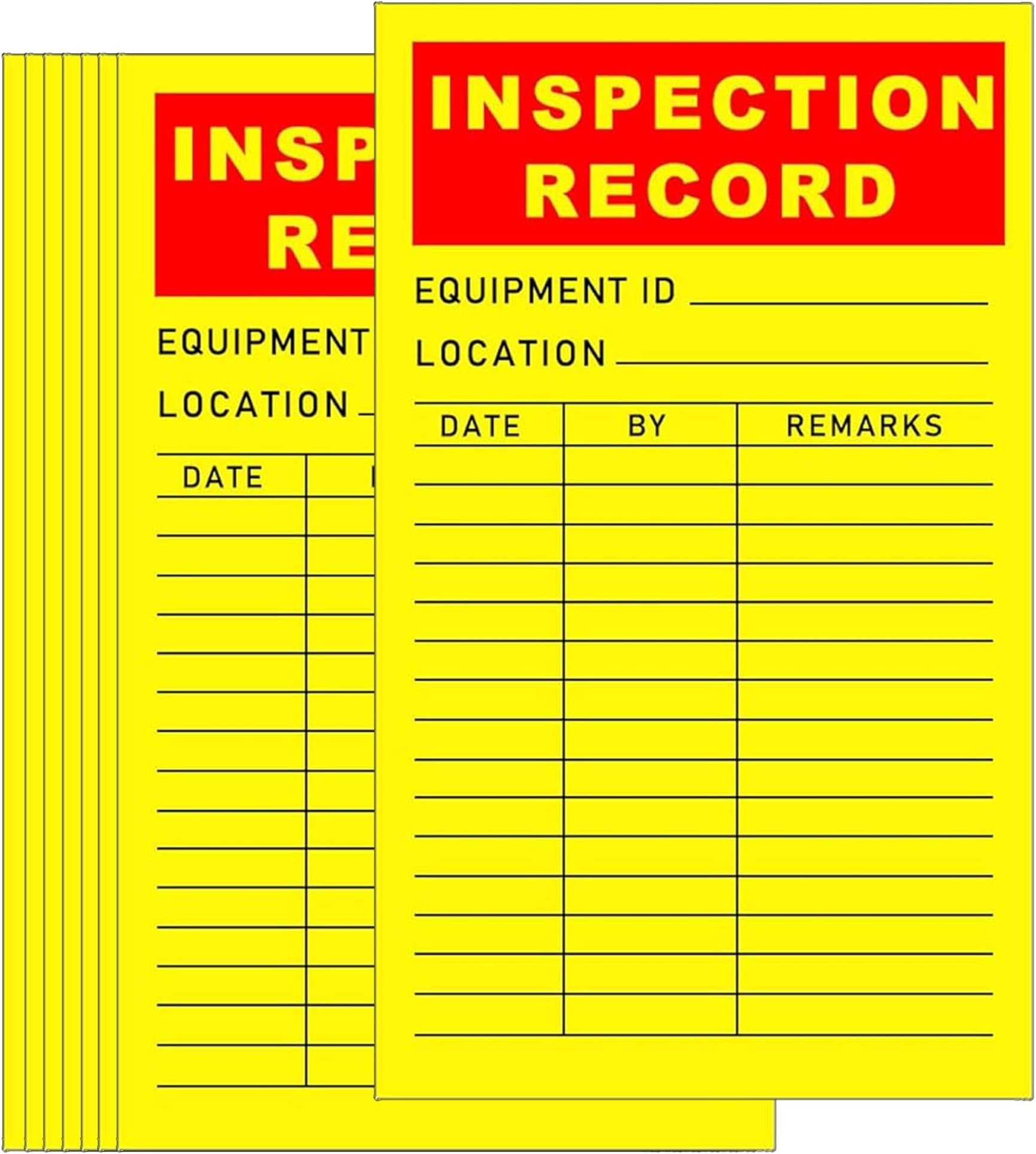 Amazon.com : Safety Inspection Tags - 100Pcs Yearly Maintenance Labels ...