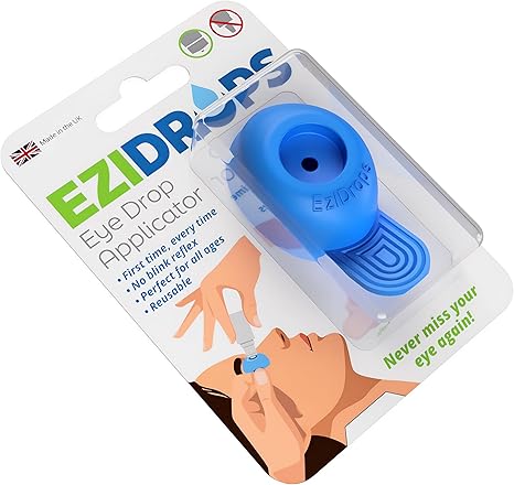 EziDrops - Eye Drop Dispenser Aid - Easy Eye Drop Applicator for Wide ...