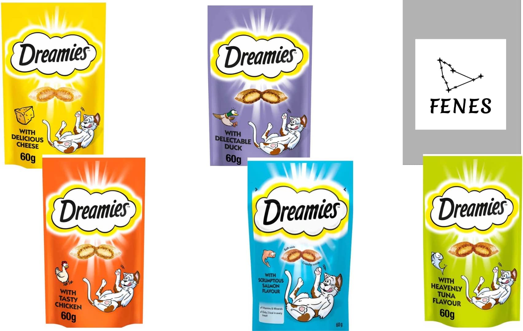 Dreamies Packs of Mixed Dreamies, Pack of 12 : Amazon.co.uk: Pet Supplies