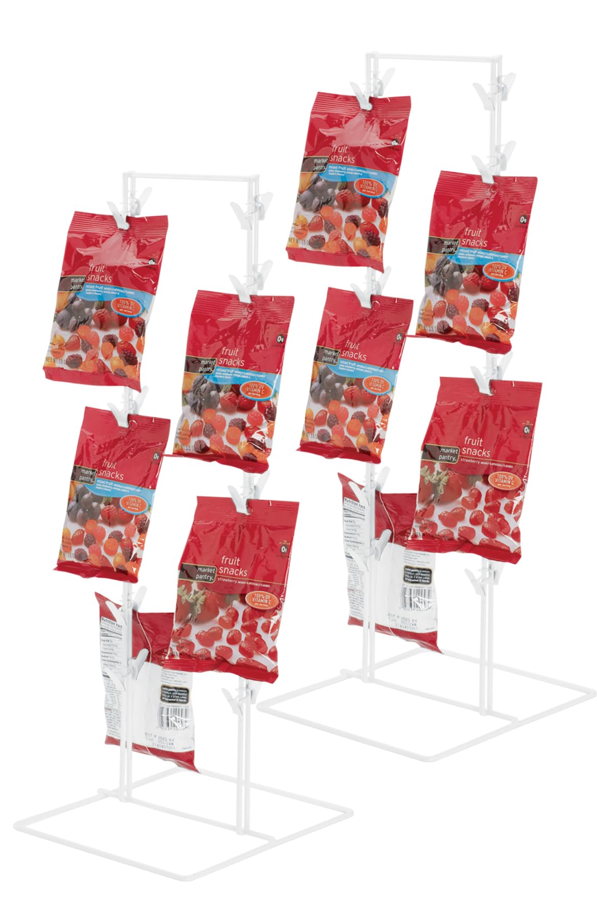 Amazon.com: SSWBasics White Chip Rack Display Stand (Pack of 2) – 32 ...