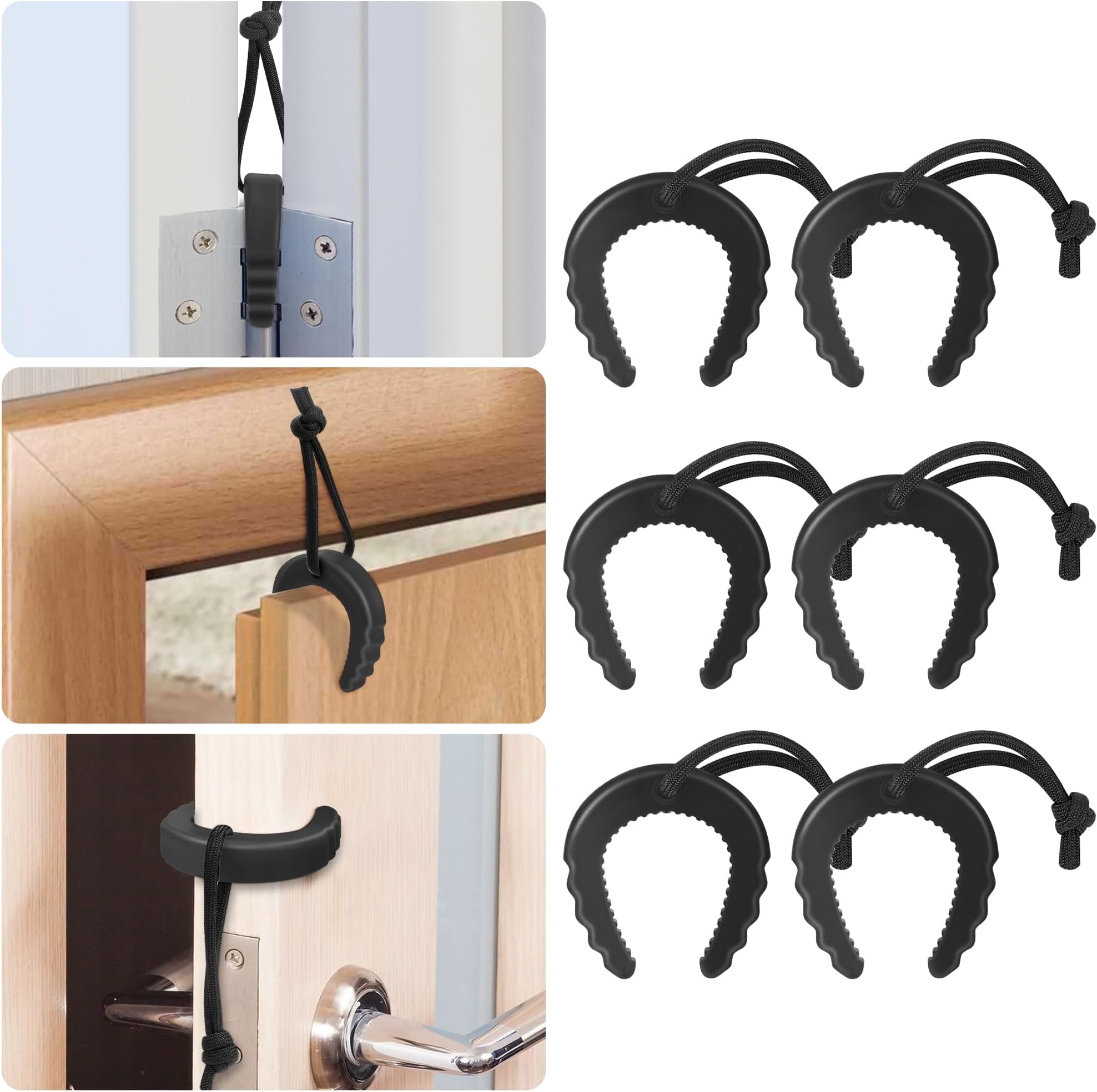 Amazon.com: Militaur First Responder Door Stop Black (3 Pack) – Molle ...