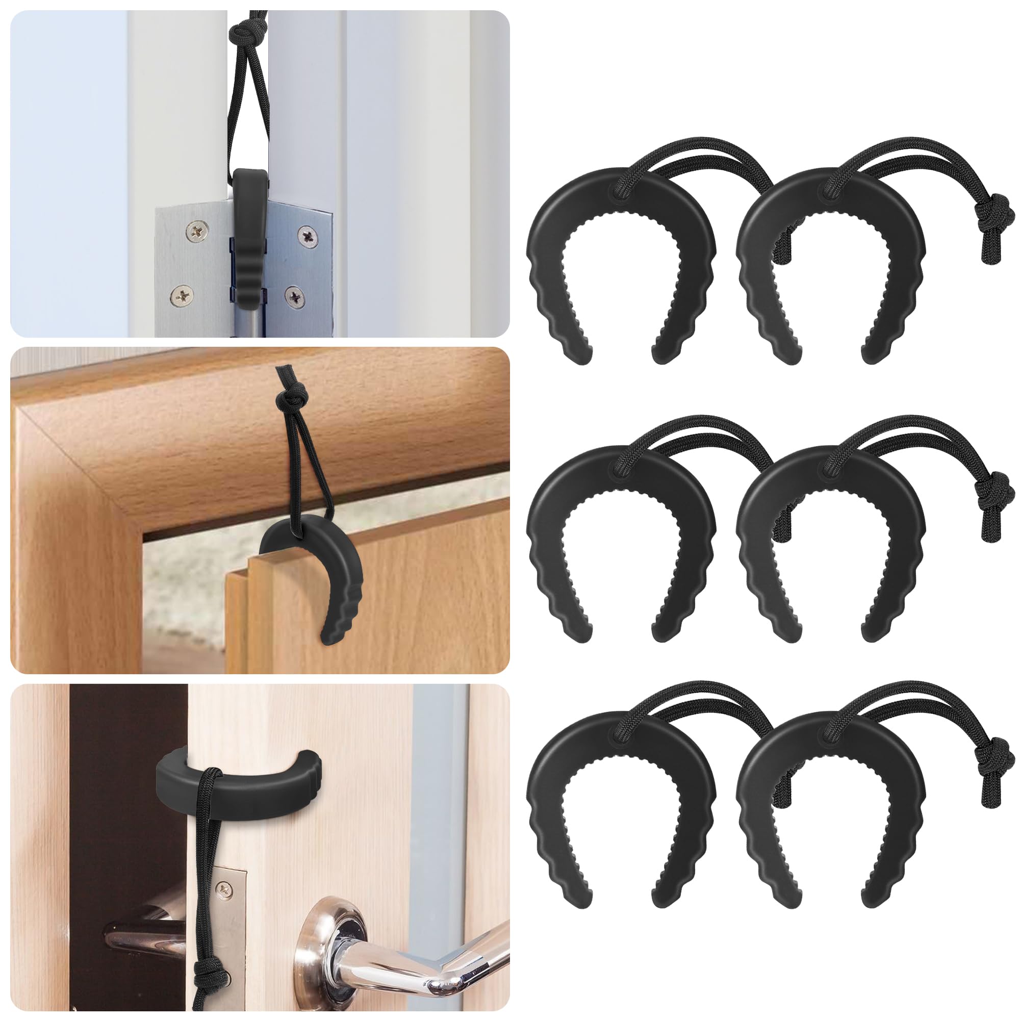 Amazon.com: Profasion 6 Pack First Responder Door Stops, Door Jam for ...