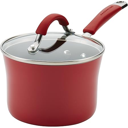 Amazon.com: Rachael Ray Cucina Hard Anodized Nonstick Sauce Pan ...