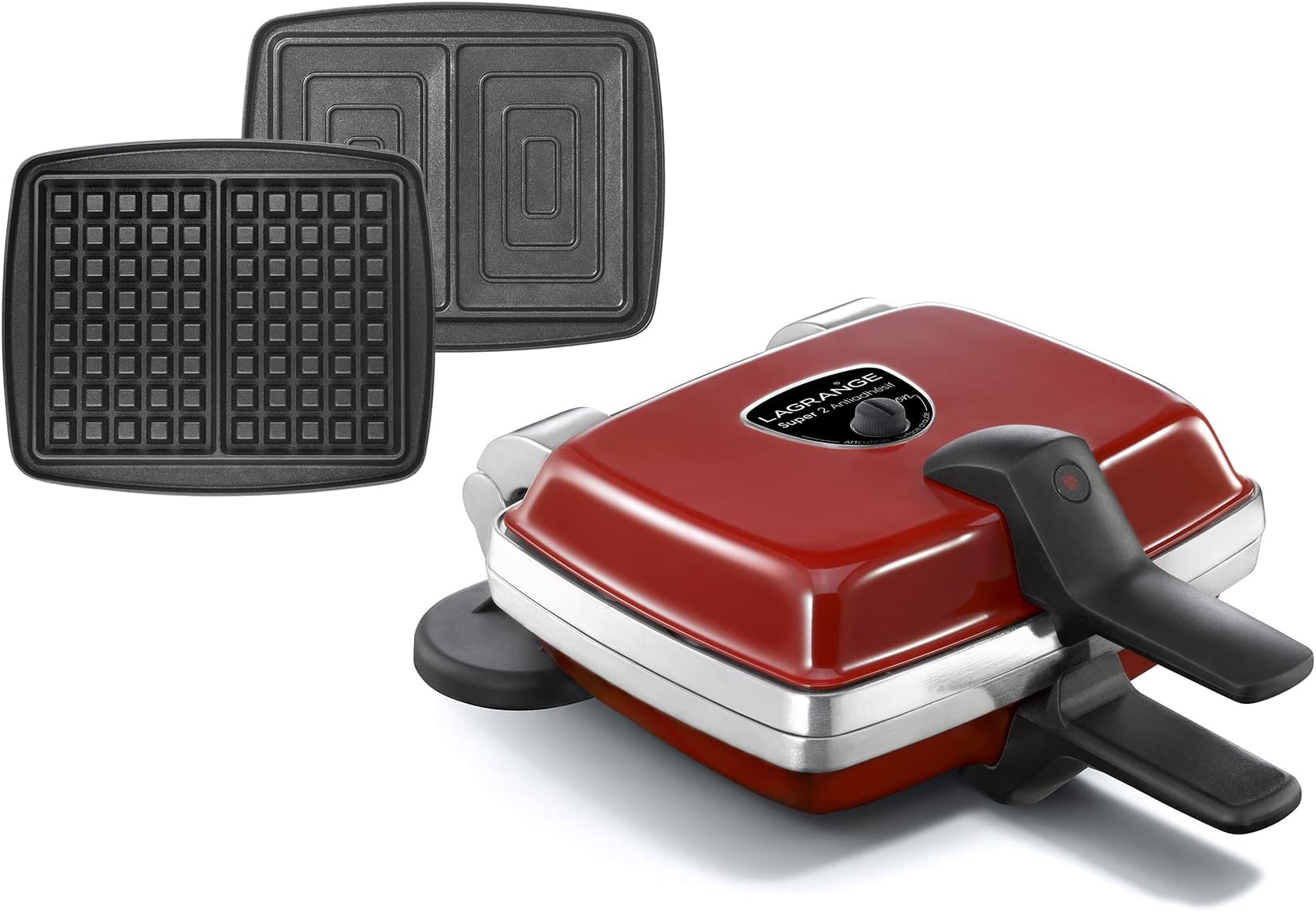 Tefal Gaufrier 4 en 1 Noir/Inox gaufré : Amazon.fr: Cuisine et Maison