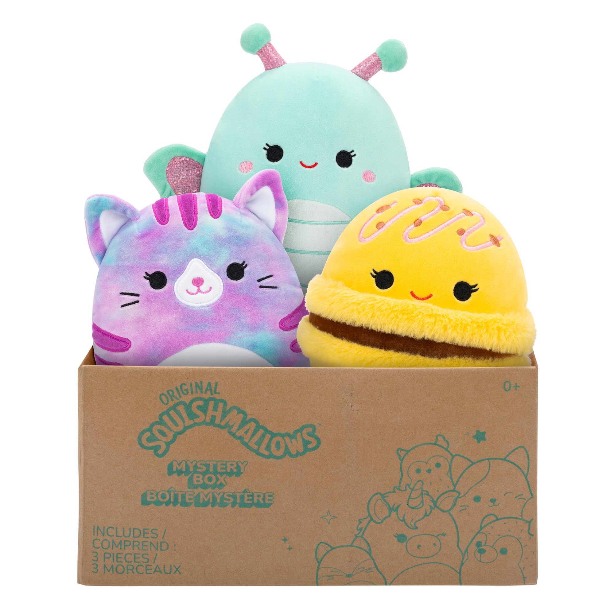 Squishmallows Official Kellytoy 8 Plush Mystery Pack Styles Will Vary ...