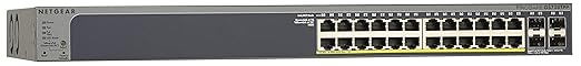 Netgear GS728TPP Gigabit Ethernet Smart Managed Pro Switch (Grey) - Buy ...