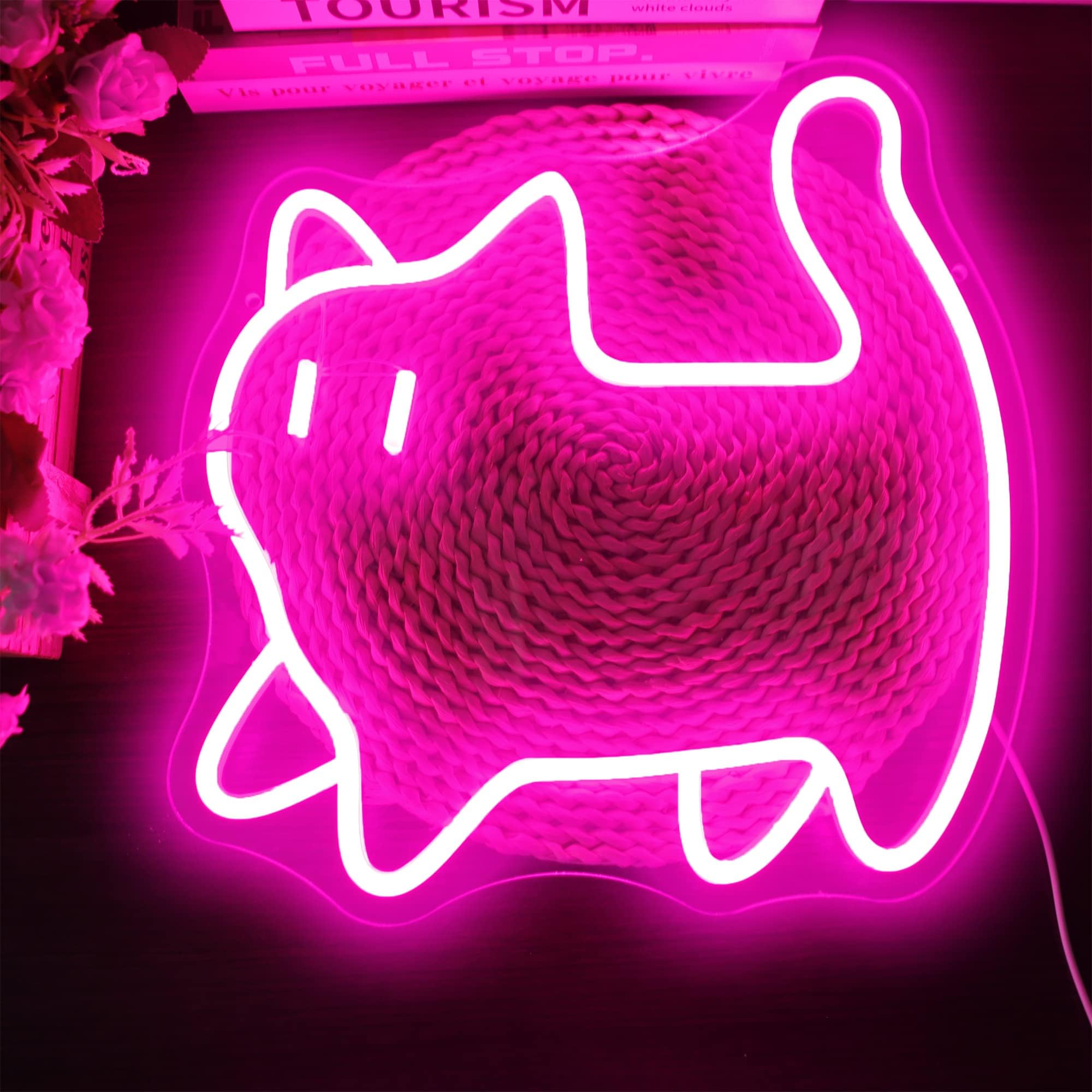 Amazon.com: QILAND Cat LED Neon Sign Super Bright Acrylic Handmade Led ...