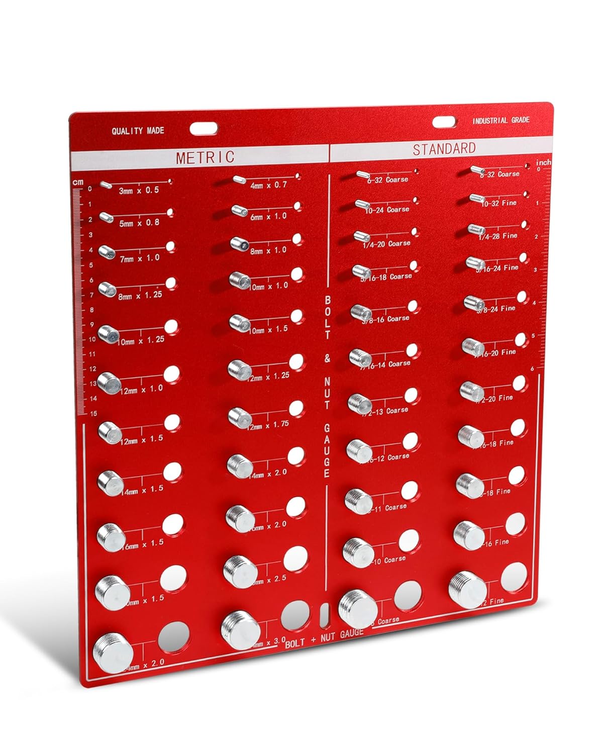 Upgraded Thread Checker 44 Nut and Bolt Thread Checker, with Thick ...