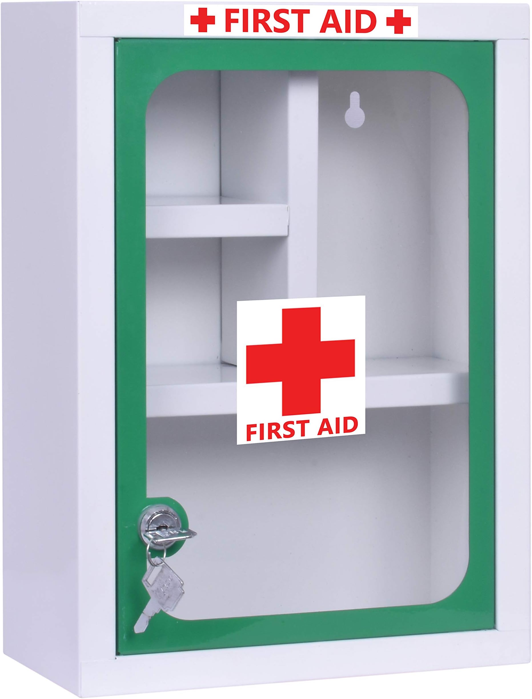 Plantex (Metal First Aid Box for Home with Multi Compartment Emergency ...