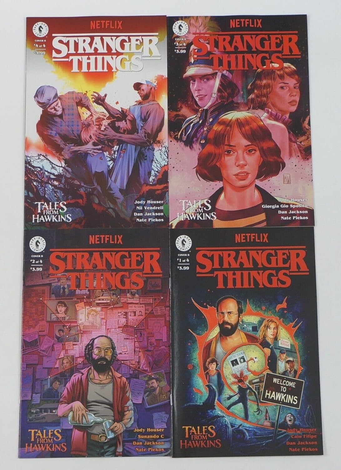 Stranger Things: Tales from Hawkins #1 2 3 4 full series (Cover B ...