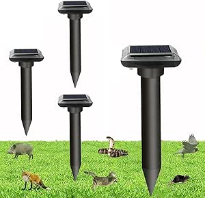 Solar Mole Repellent Ultrasonic,Chipmunk Repellent,Deterrents for ...
