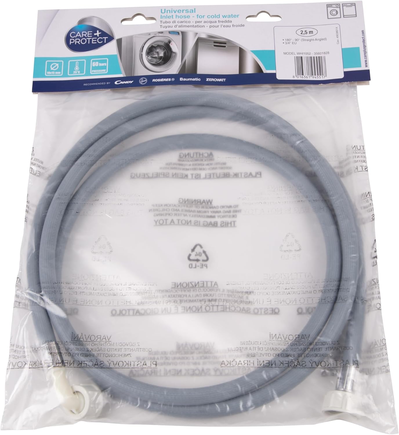 Care+Protect Universal Washing Machine and Dishwasher Cold Water Inlet ...