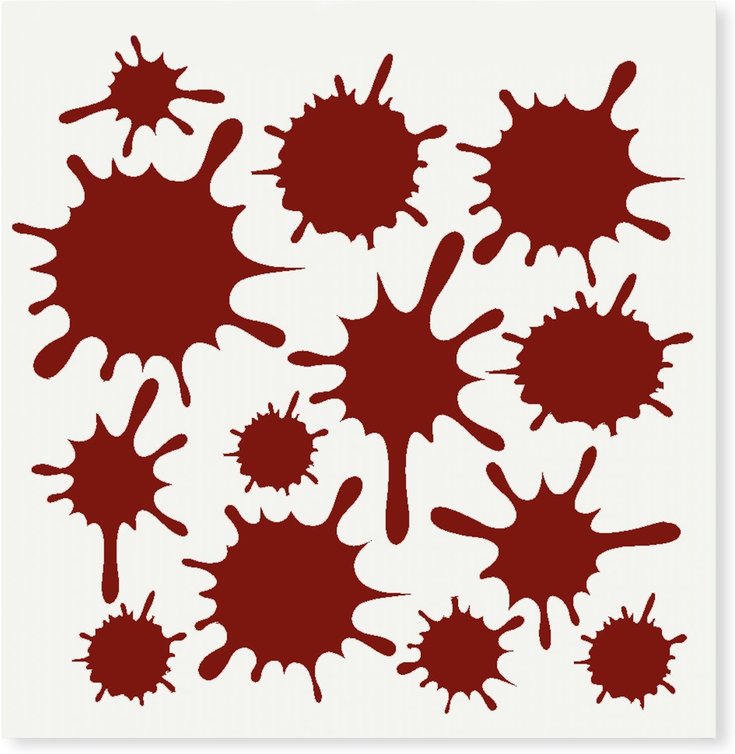 Paint Splatter Decal Set - Lime Green Paint Splash Stickers - Removable ...